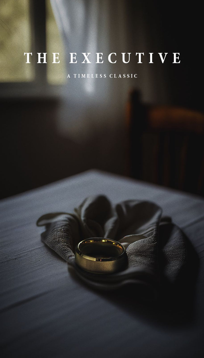 His & Her Wedding Band Sets - Vintage Gentlemen